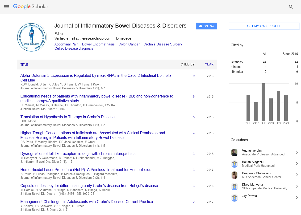 Journal of Inflammatory Bowel Diseases & Disorders | Publication ethics ...